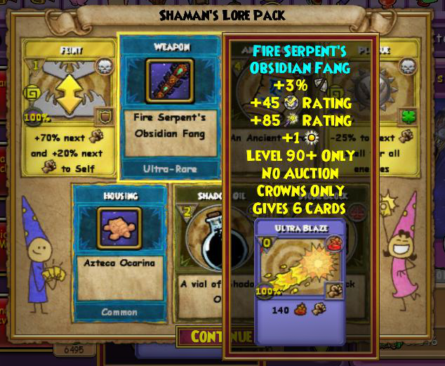Wizard101 Shaman's Lore Pack! - Swordroll's Blog | Wizard101 & Pirate101