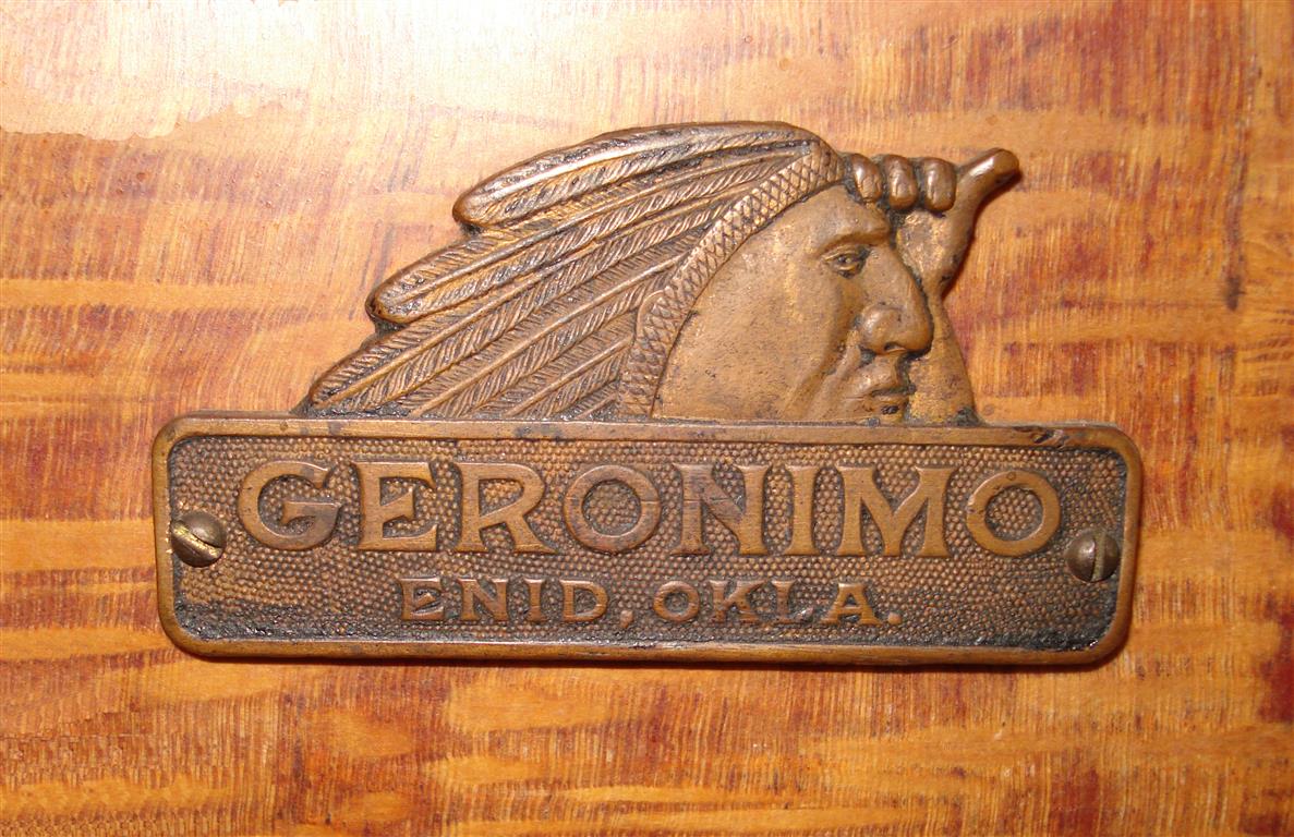 American Auto Emblems: GERONIMO