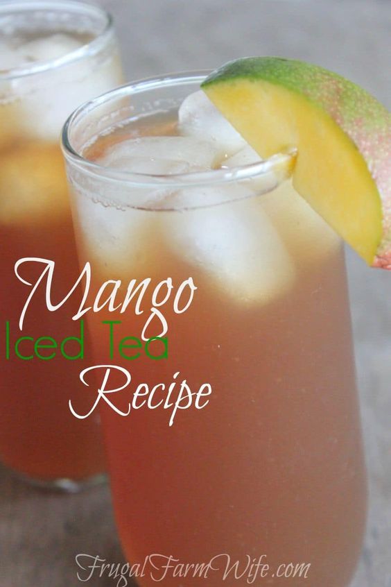 Mango Iced Tea Recipe - Simple Recipe Ideas