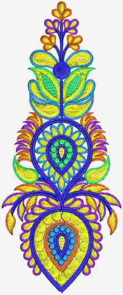 EmbDesignTube: New Fashion Patches Designs For Young Ladies Wear Dresses