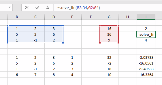 Tech-savvy time-saver: Excel VBA : General Purpose Linear Equation Solver
