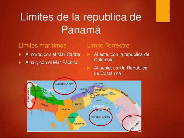 Mi Panamá: Limites de Panamá