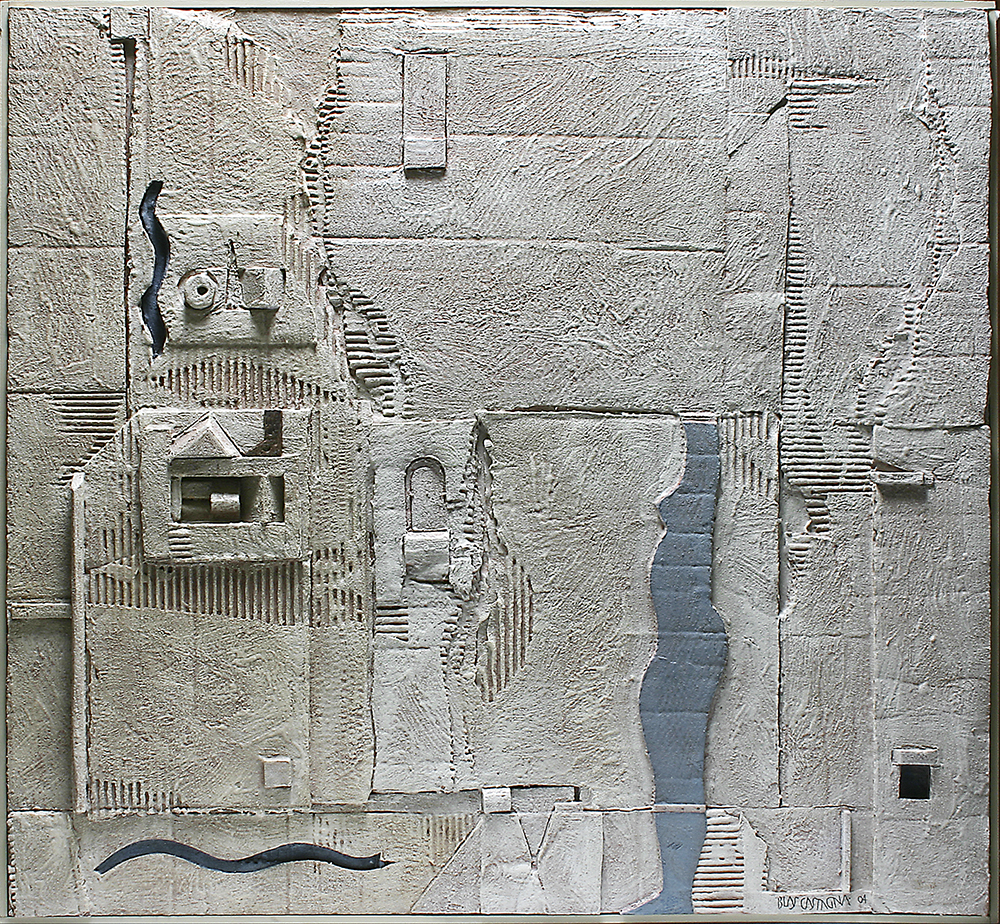 Técnicas mixtas - sobre cartón - Abstractas