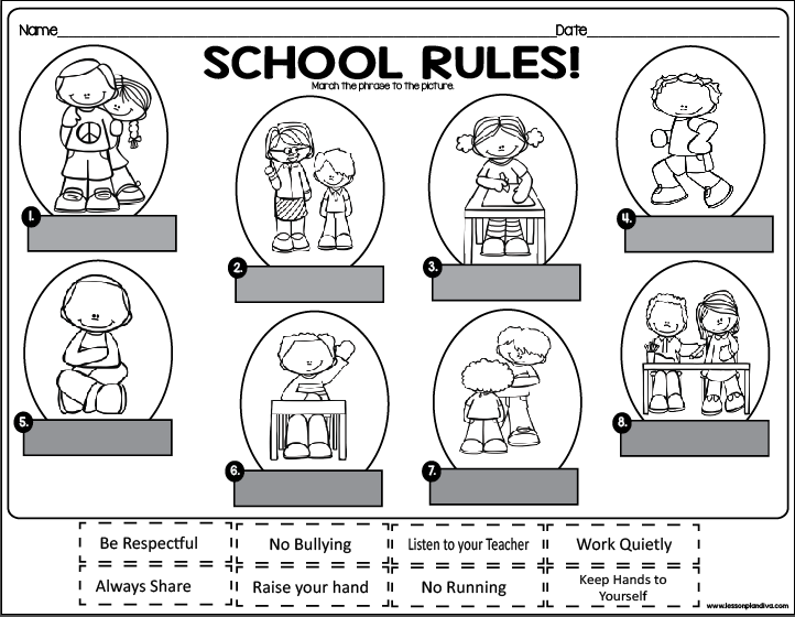 School Rules Freebie! | Classroom Freebies | Bloglovin’