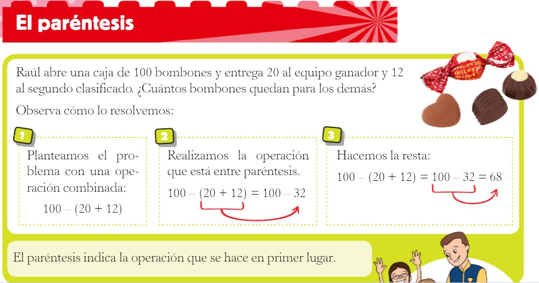 Matemáticas 3º primaria: OPERACIONES COMBINADAS CON SUMAS Y RESTAS
