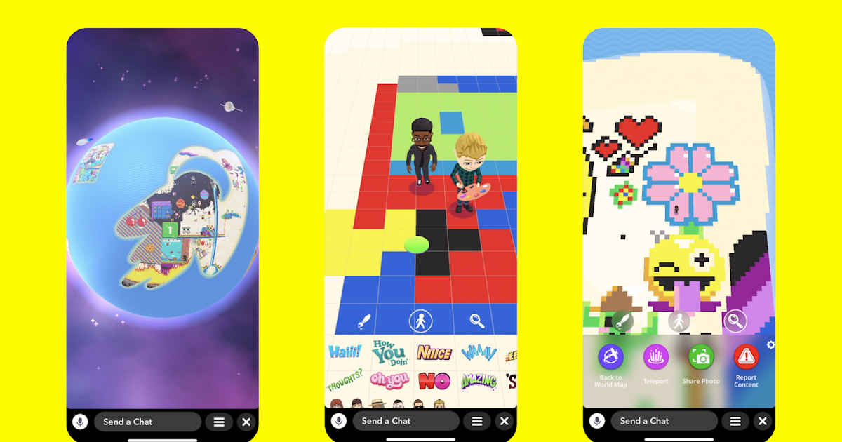 سناب شات يصدر لعبته الجديدة Bitmoji Paint