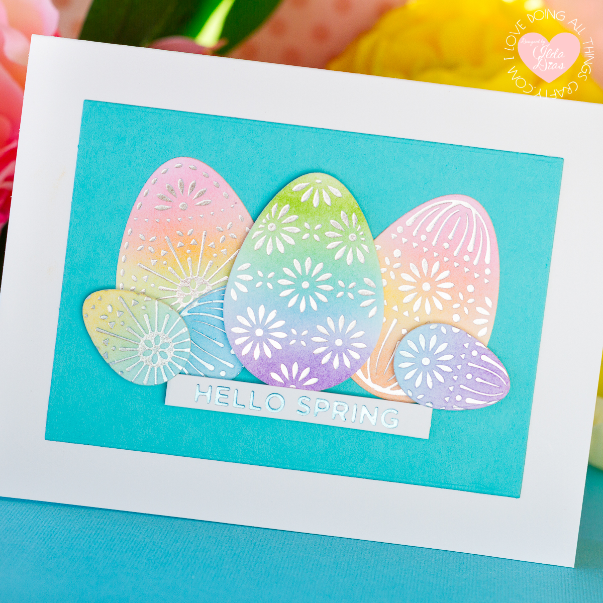 I Love Doing All Things Crafty: Foiled Easter Egg Cards | Spellbinders ...