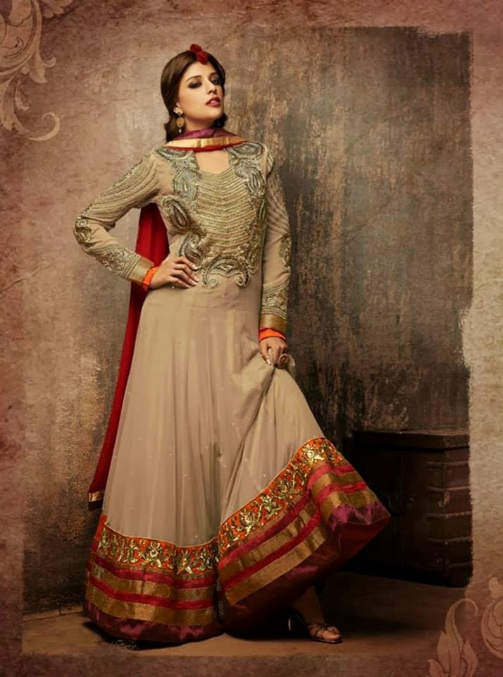 Embroidered Long Salwar Kameez Collection For Girls | Bold Color ...