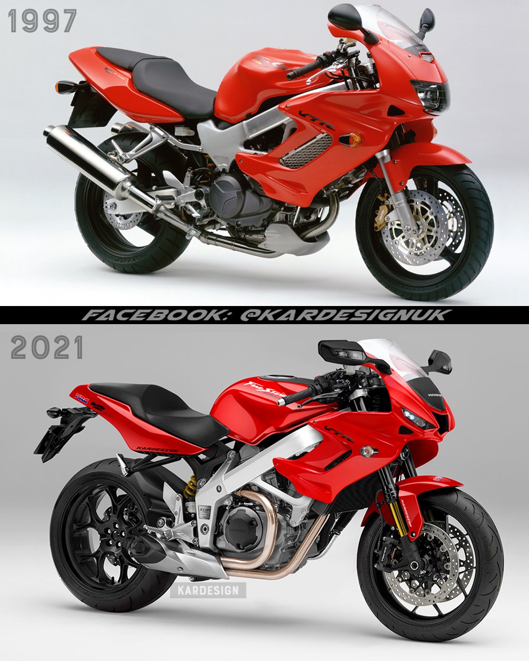 Racing Cafè: Design Corner - Honda VTR 1000 F Firestorm by Kardesign