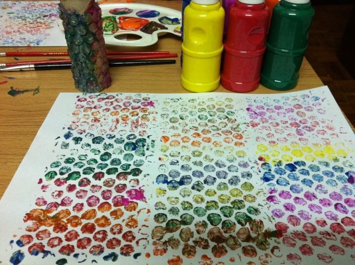 JezebelleArt: Bubble Wrap Art