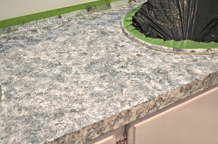 Simple & Easy Faux Granite Countertops | The Stonybrook House