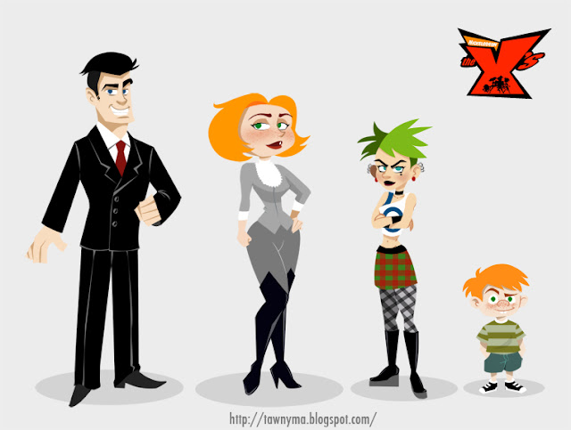 Thanh Ma's Art: I remember "The X's" cartoon!