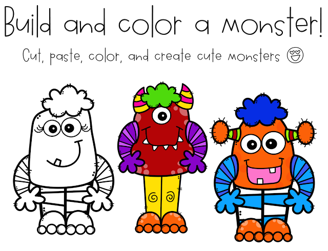 Simply Delightful in 2nd grade: Five little monsters are learning the ...