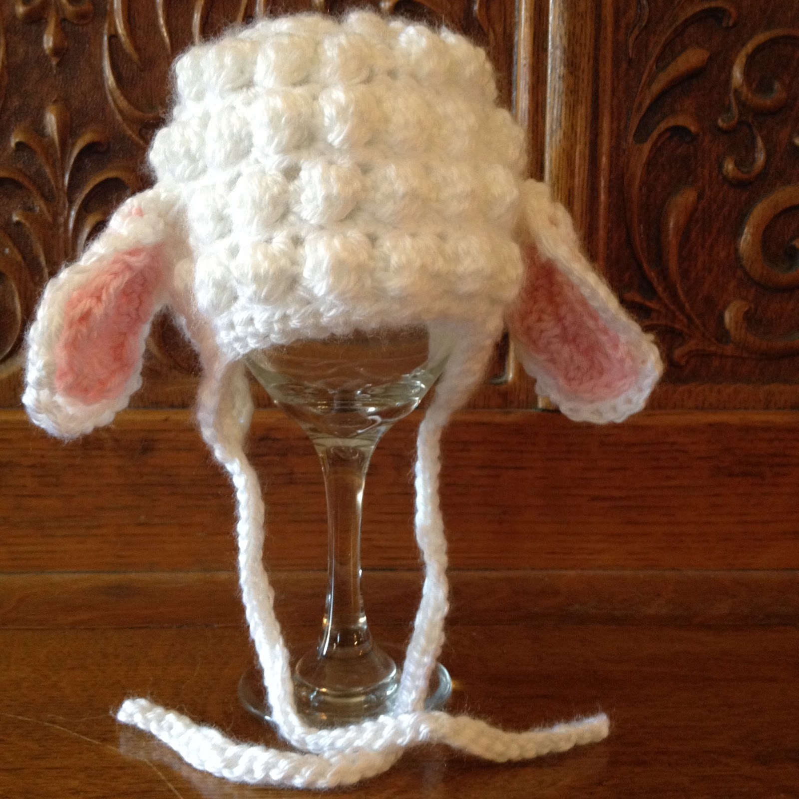 A Beanie A Day: BOBBLE LAMB HAT