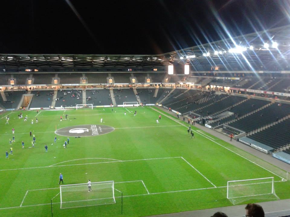 The Rainham End.: Stadium MK - MK Dons