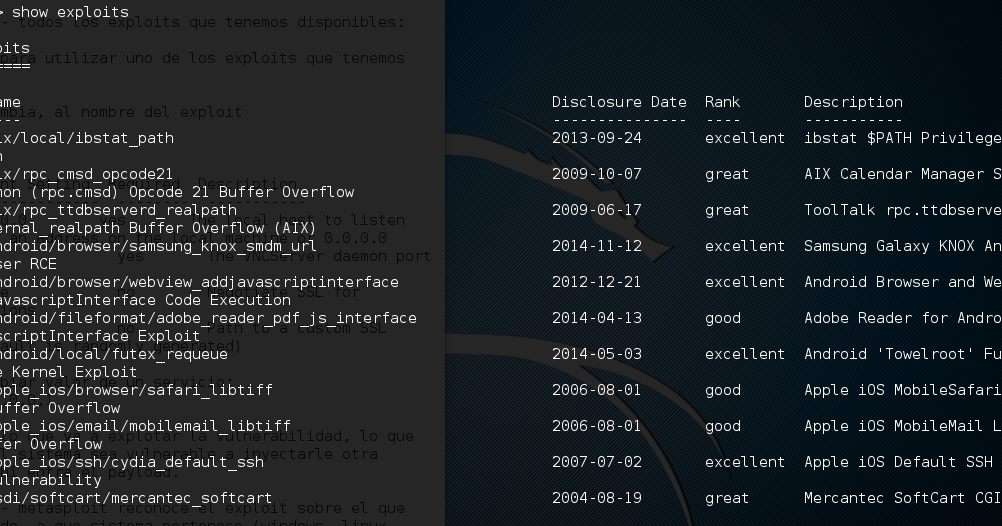 K-OOX Seguridad Informática: Metasploit - Primeros pasos (Exploits y ...
