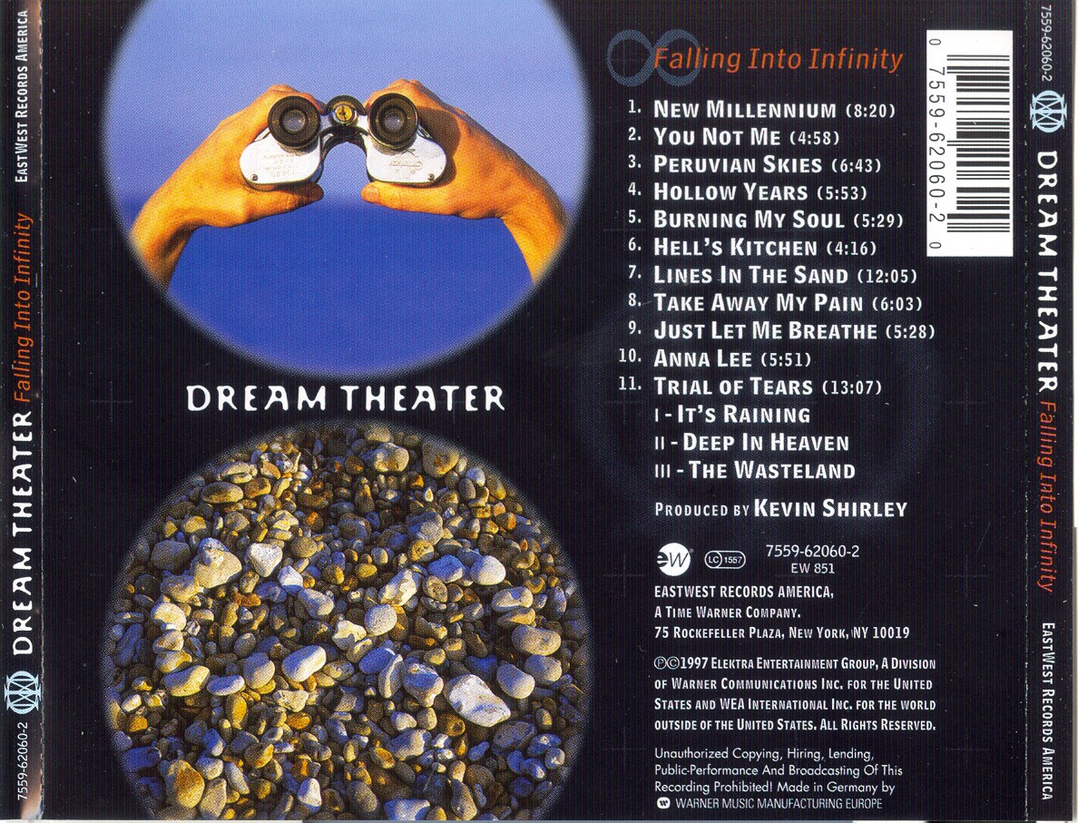 Classic Rock Covers Database: Dream Theater - Falling Into Infinity (1997)