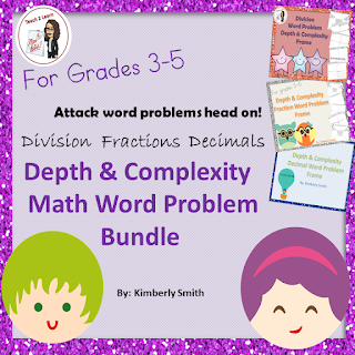 Using Depth and Complexity Frames in Math