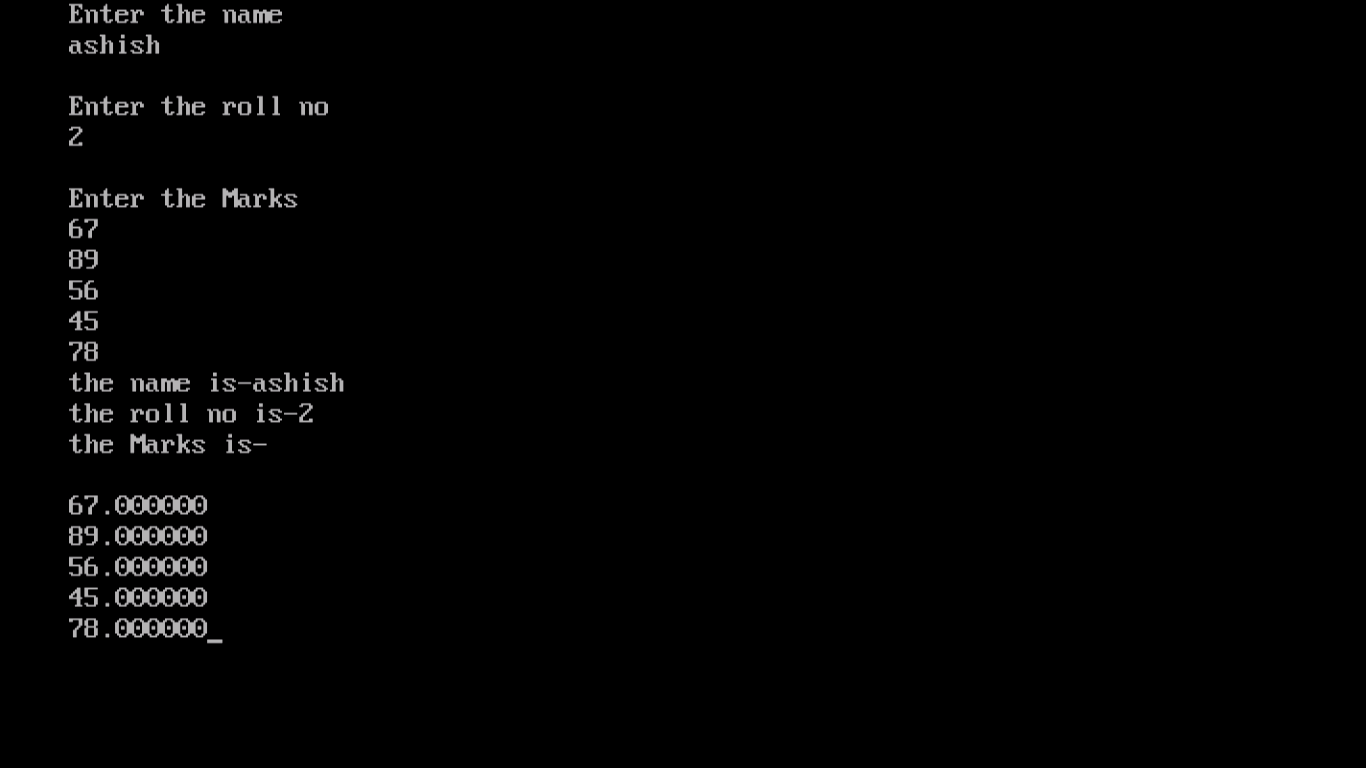 Array With In Structure Structure In C 6665