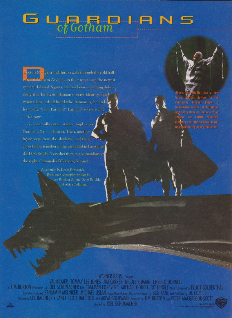 1995 Batman.com : Magazine Article: Batman Forever The Official ...