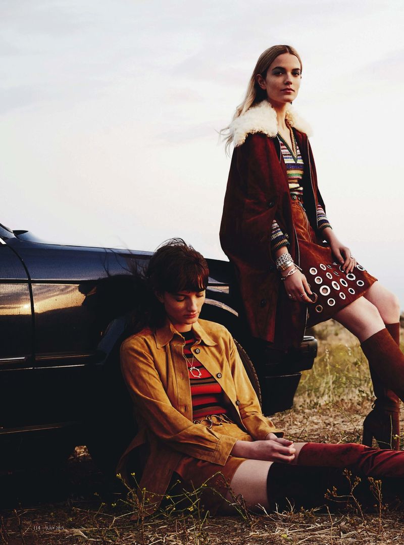 Duchess Dior: "Finely Tuned" Miranda and Elektra Kilbey for Vogue ...