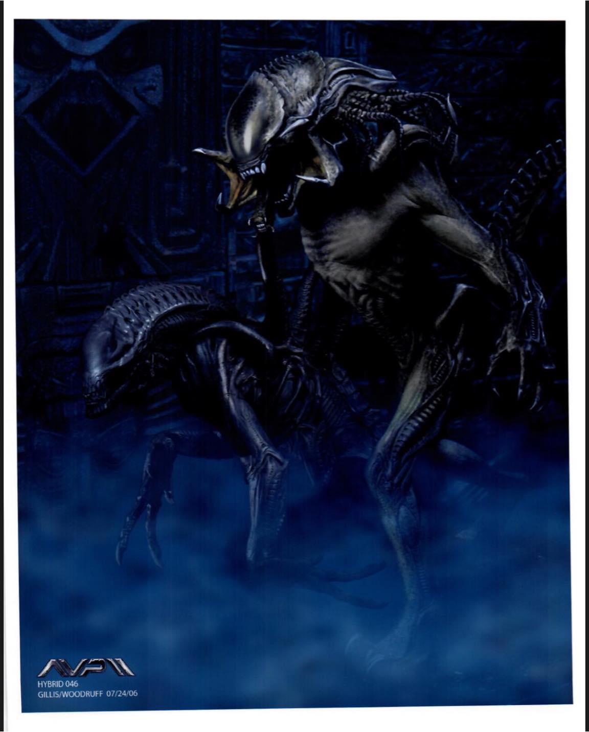 Alien Explorations: Alien vs Predator: Predalien Hybrid concepts list
