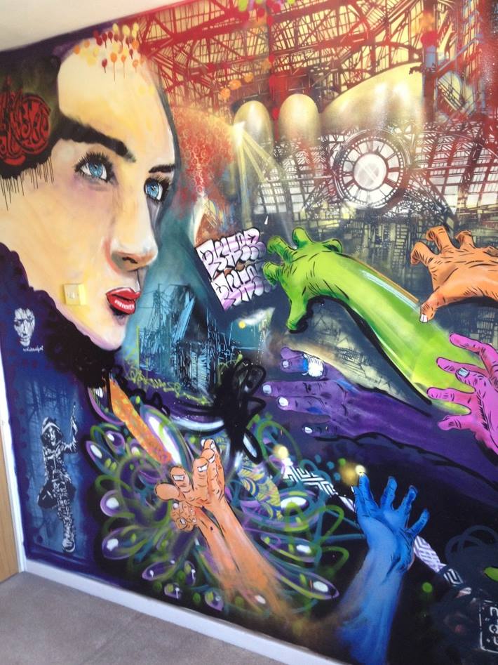 GRAFFITI COLLECTION IDEAS: Graffiti created in the room by Tony Trowbridge