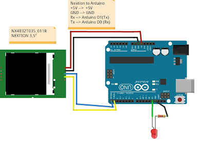 Nextion Display with Arduino without nextion library