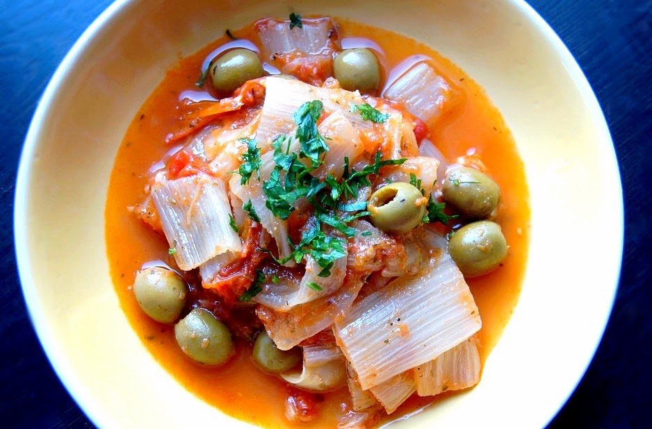 Bienvenue chez Spicy: Blettes aux olives et à la tomate