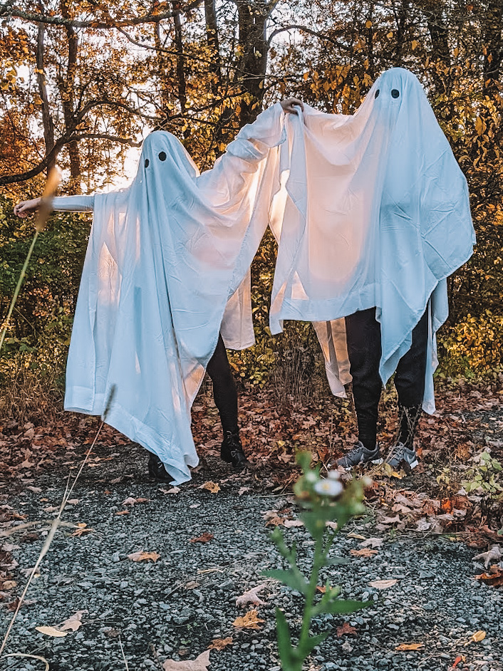Kathleen's Fashion Fix: BOO! // Couples Homemade Ghost Costumes