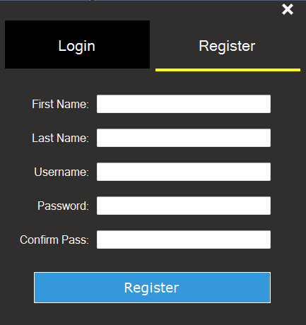 C# - Login And Register Form Design - C#, JAVA,PHP, Programming ,Source ...