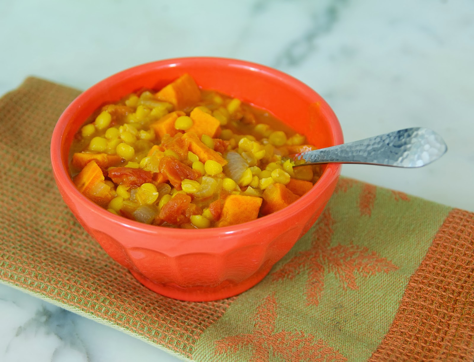 My Recession Kitchen...and garden: Sweet Potato Coconut Dhal Soup