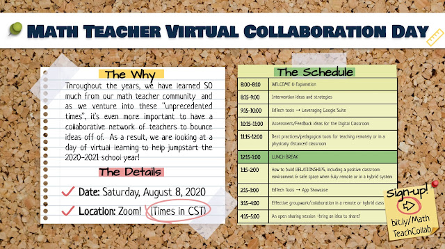 Teaching Statistics: #MTBoSBlaugust - Virtual Collaboration