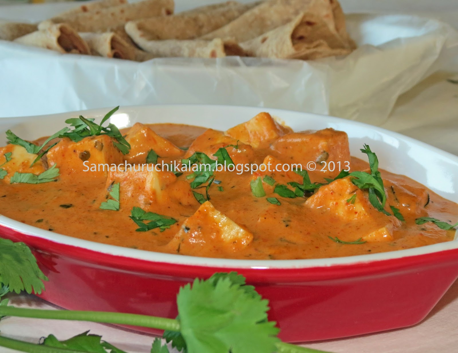 Recipes from Manju's kitchen: Shahi Paneer