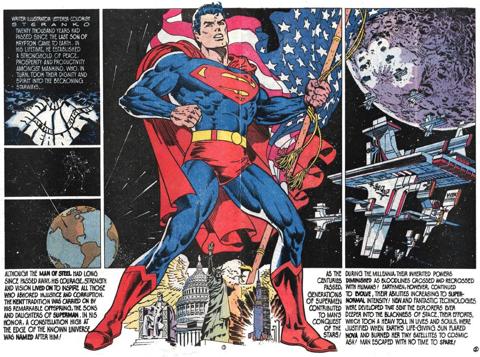 Seduced by the New...: Superman Pin-Up Panels