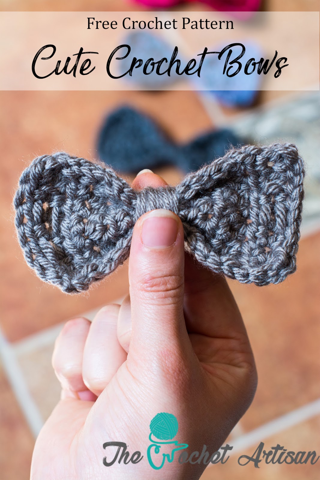 The Crochet Artisan | Crochet Patterns and Tutorials: Cute Crochet Bows