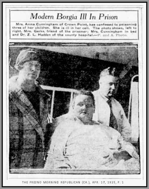 Unknown Gender History: Anna Cunningham, Indiana Serial Killer - 1925