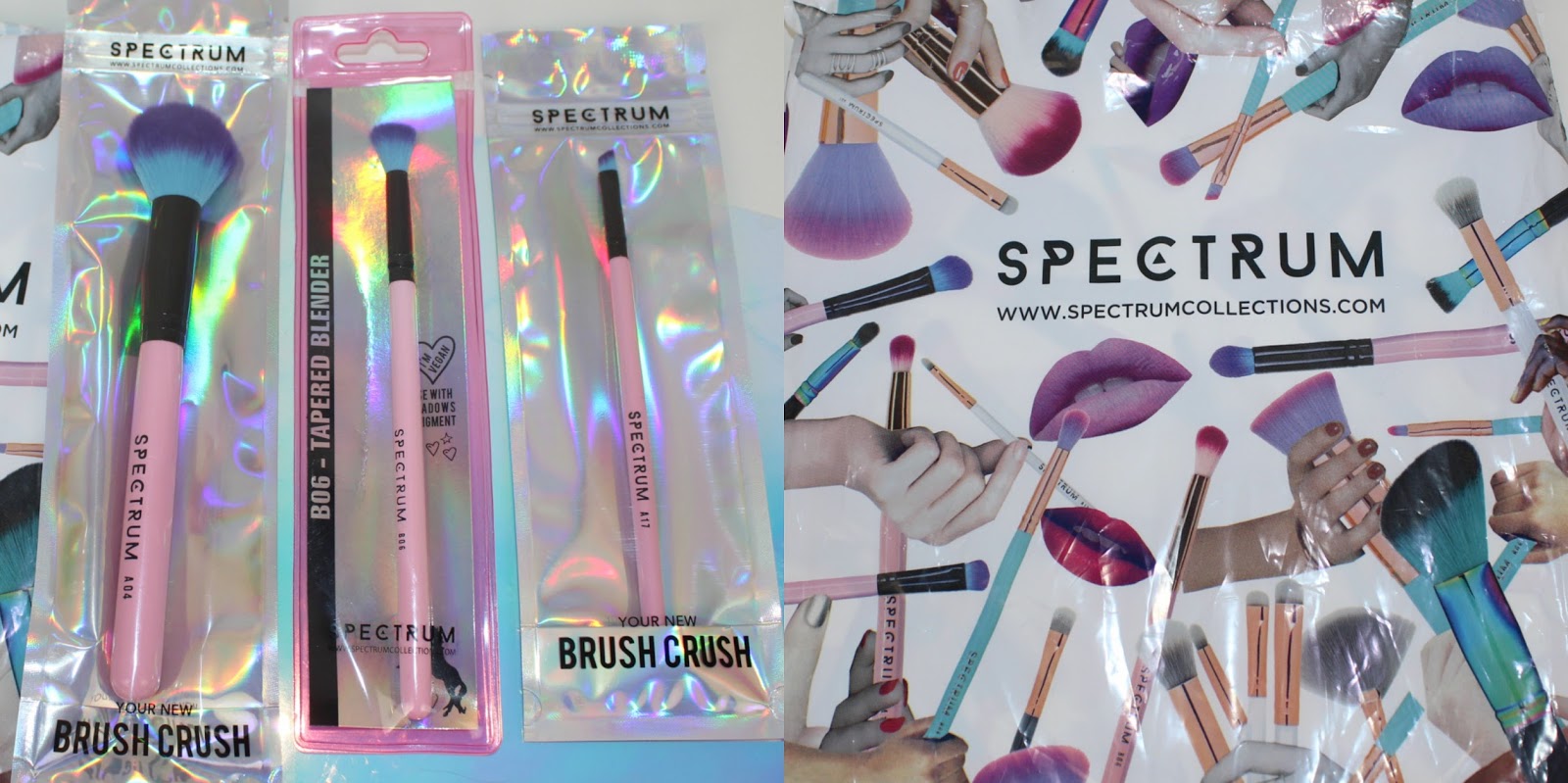 Spectrum Collections Pink Brushes Review and Photos | Pink Paradise Beauty