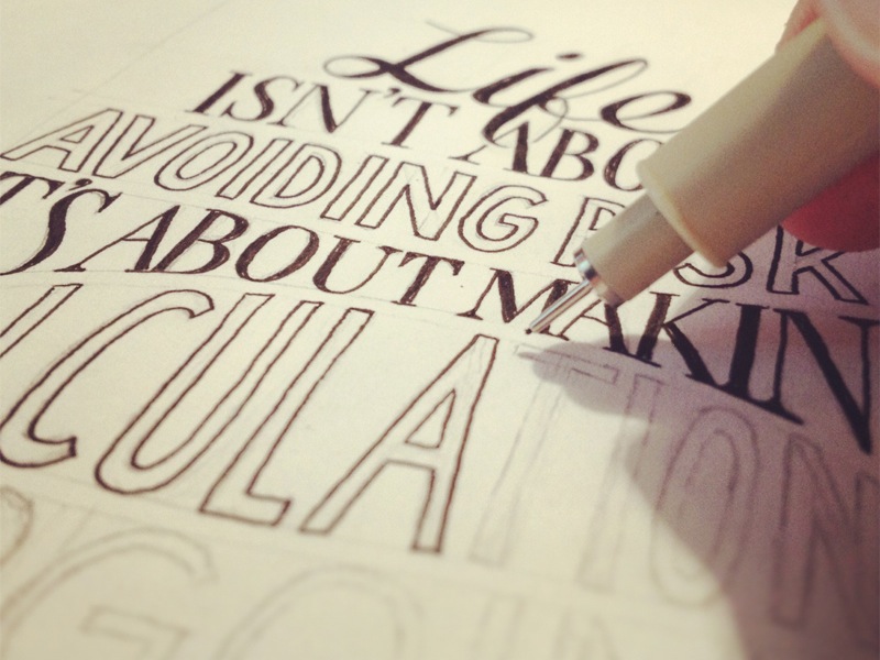 Ηow to do hand lettering?