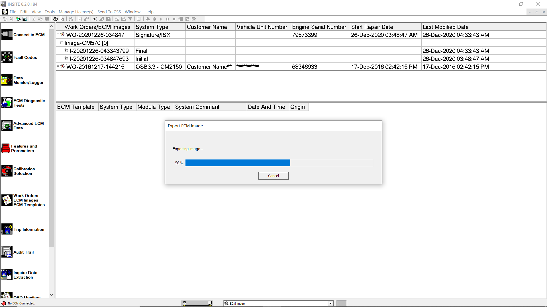 Work Orders on Cummins INSITE Software (CUMMINS Engines) - Blog.Teknisi