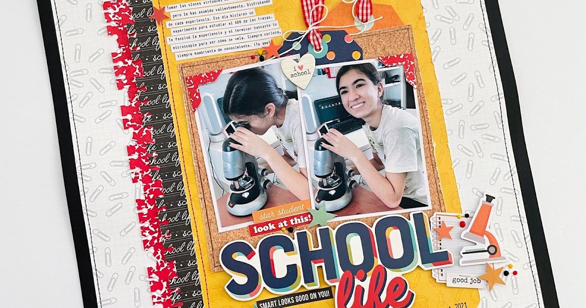 School Life Layout with Process Video - Simply Rebeca