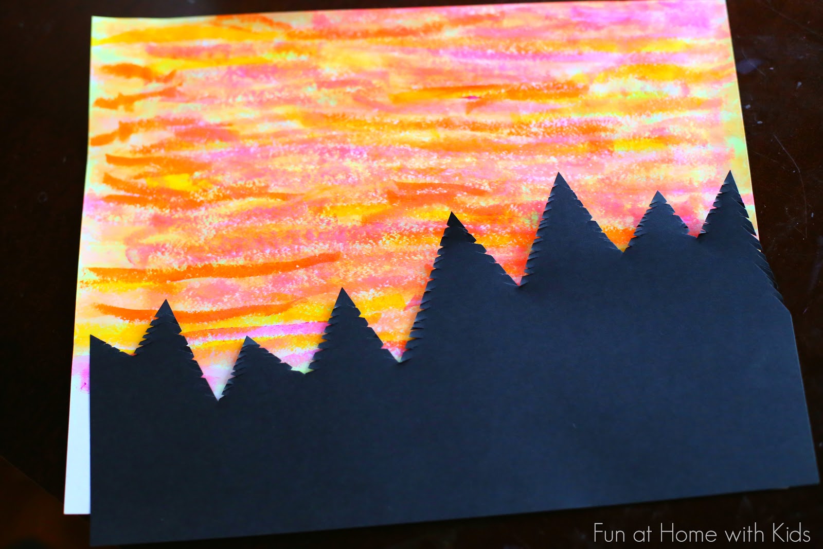 Sunset Paintings For Kids