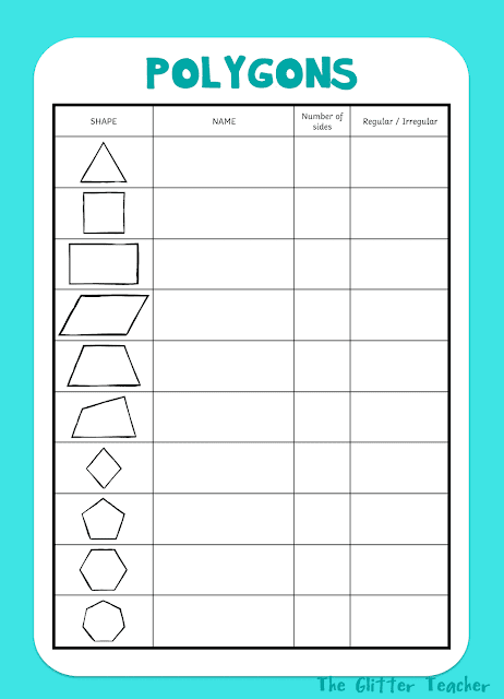 Identifying Polygons Worksheet identifying-polygons-worksheet