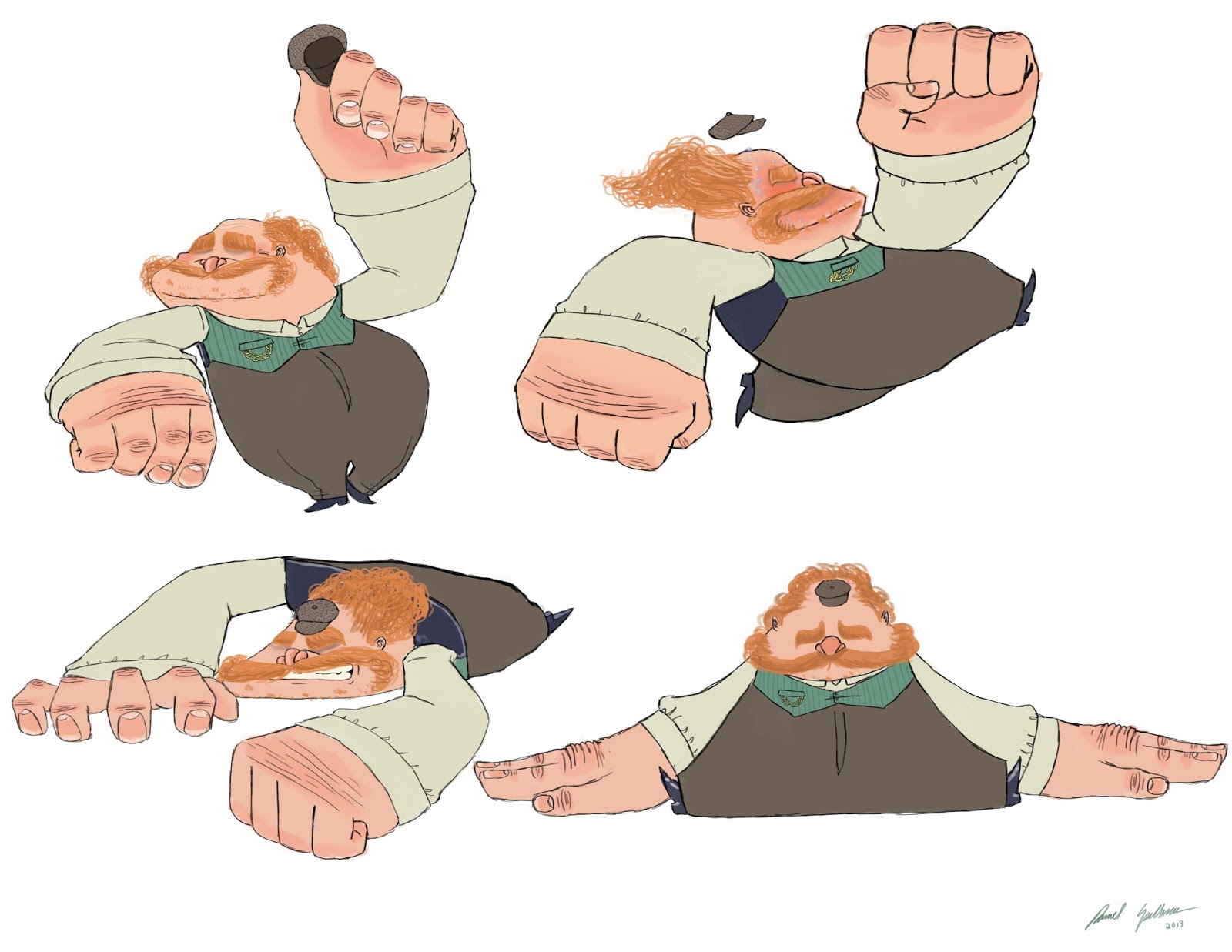 Daniel Spellman Art: Character Portfolio