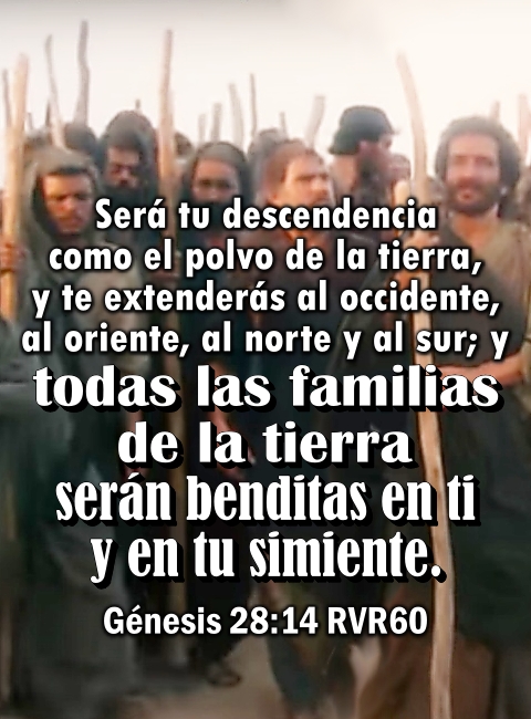 Palabras que tocarán tu alma : Génesis 28:14 Será tu descendencia como ...
