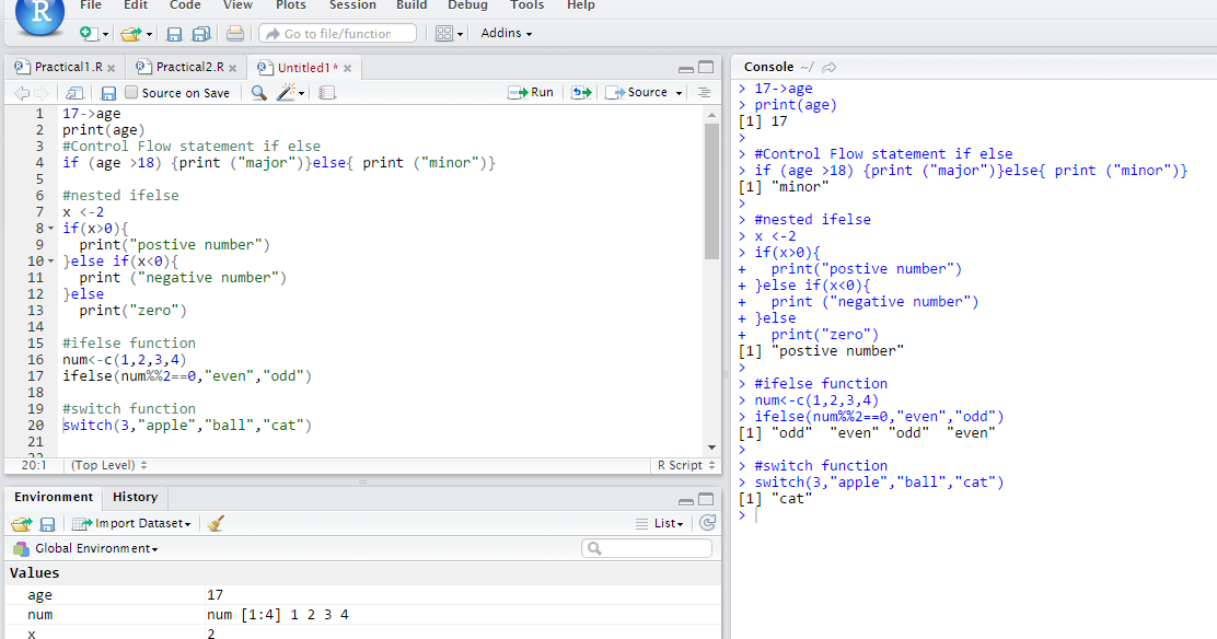 DataScience With Python/R/SAS: Basic R Programming | Control Flow ...