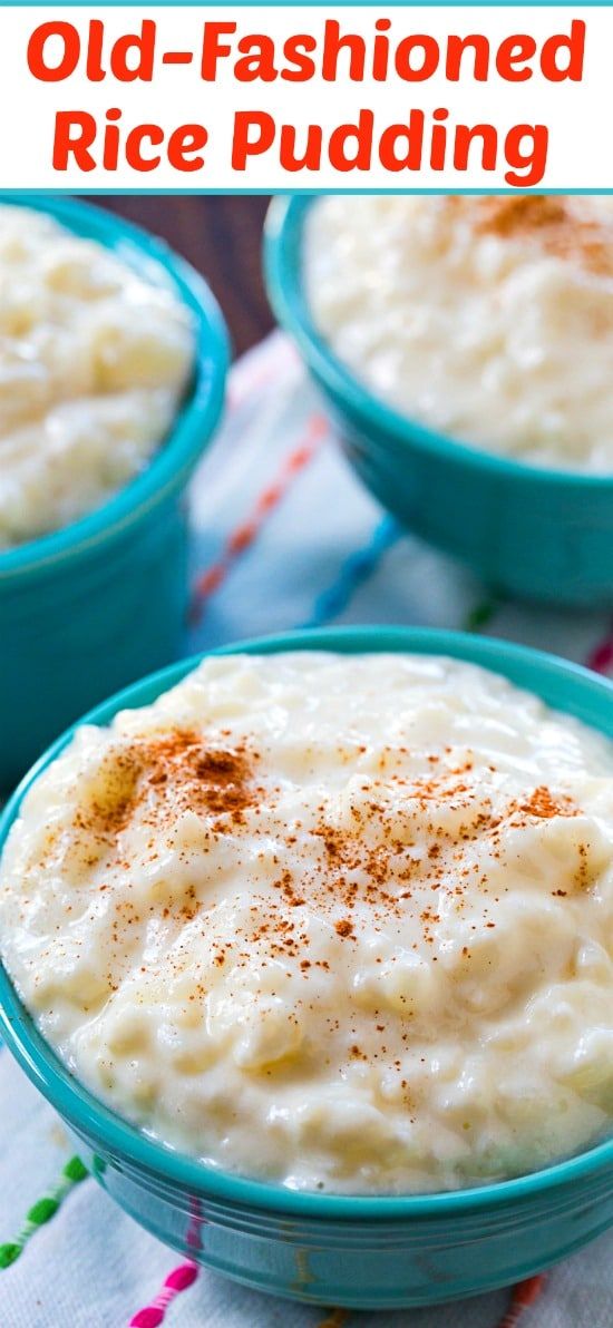 Old Fashioned Rice Pudding How To Cakes Recipes