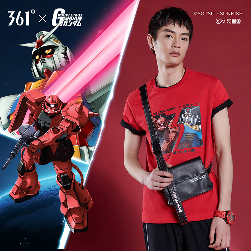 361° Collaborates with Gundam to Release Summer Apparel and Gundam Sneakers