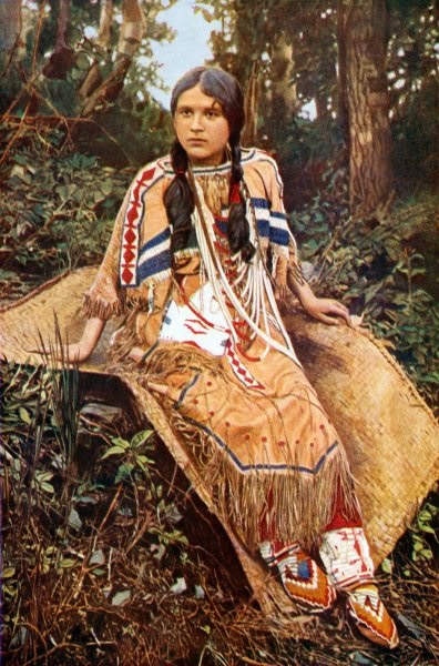 American Indians History And Photographs About The Ojibwa Indian Tale And Folklore Of The