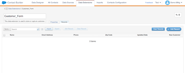 Salesforce Marketing Cloud Load Import Data Into Data Extensions